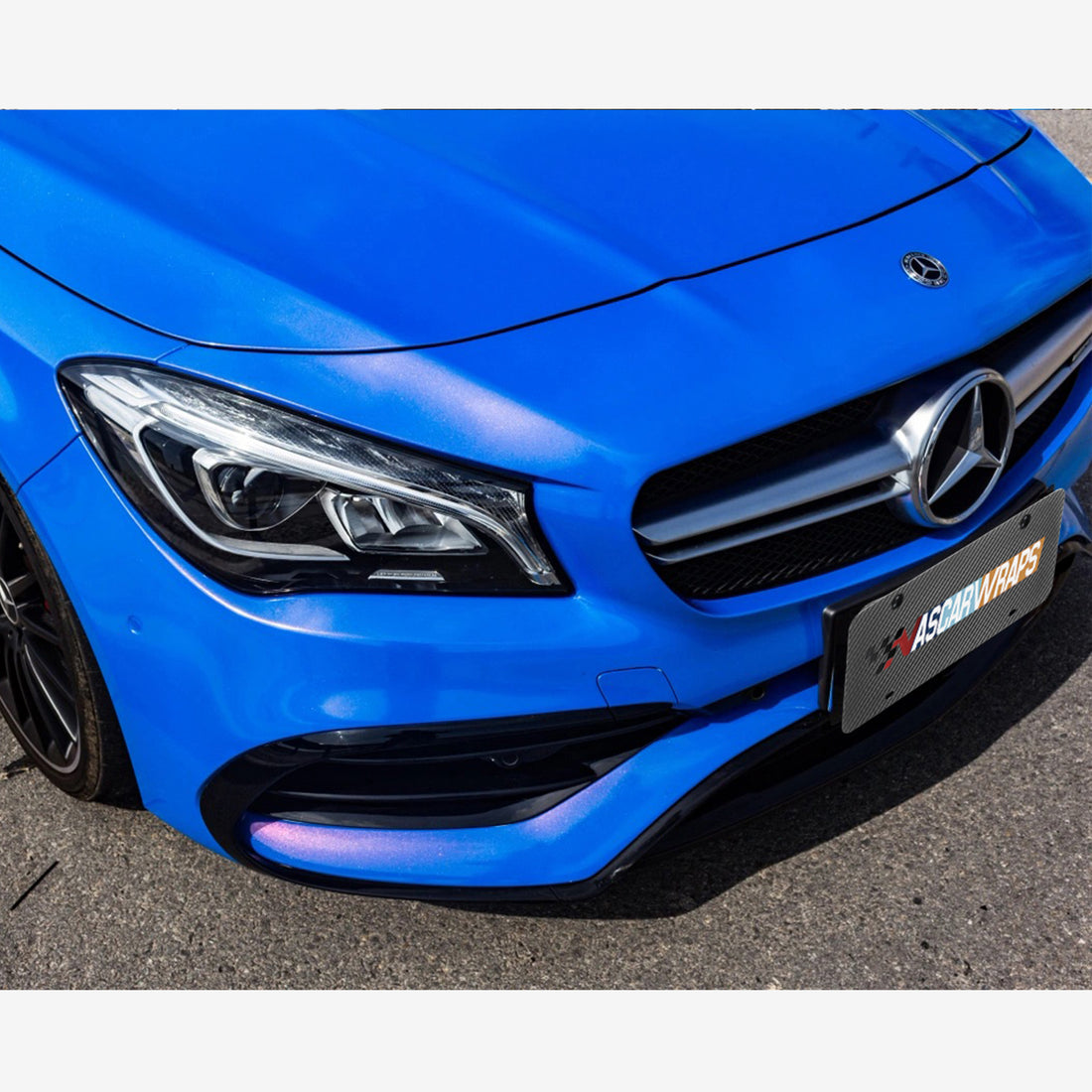 Nascarwraps Gloss Chameleon Diamond Metallic Blue Red Vinyl Wrap Roll