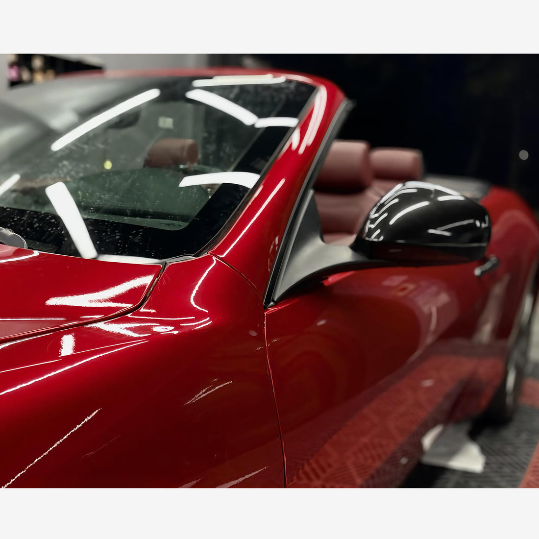 High Gloss Victory Red Metallic Vinyl Wrap Film