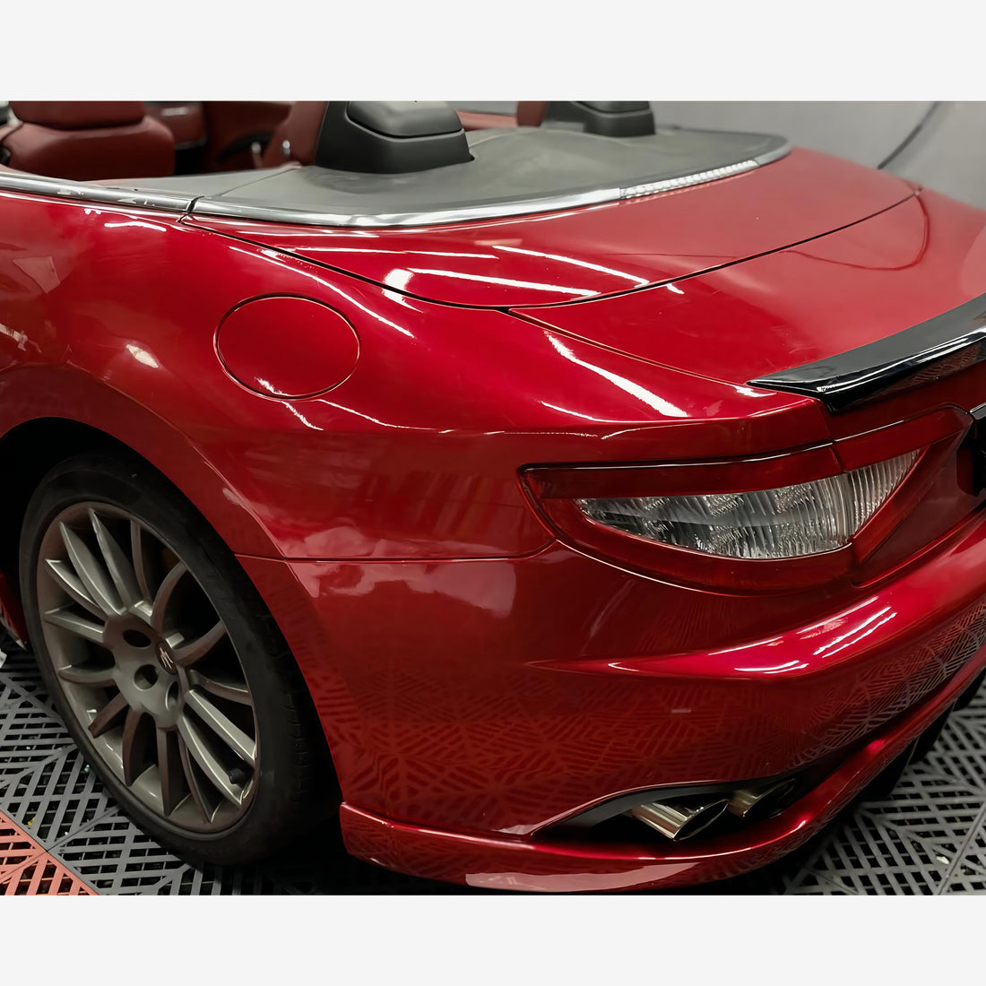 High Gloss Victory Red Metallic Vinyl Wrap Film