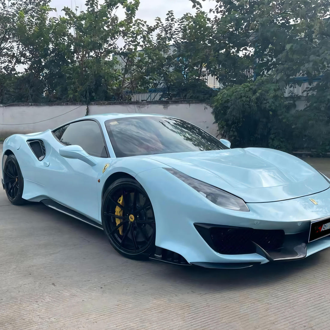 Hot Sale Nascarwraps Wrap| High Gloss Ice Blue Vinyl Wrap For Car