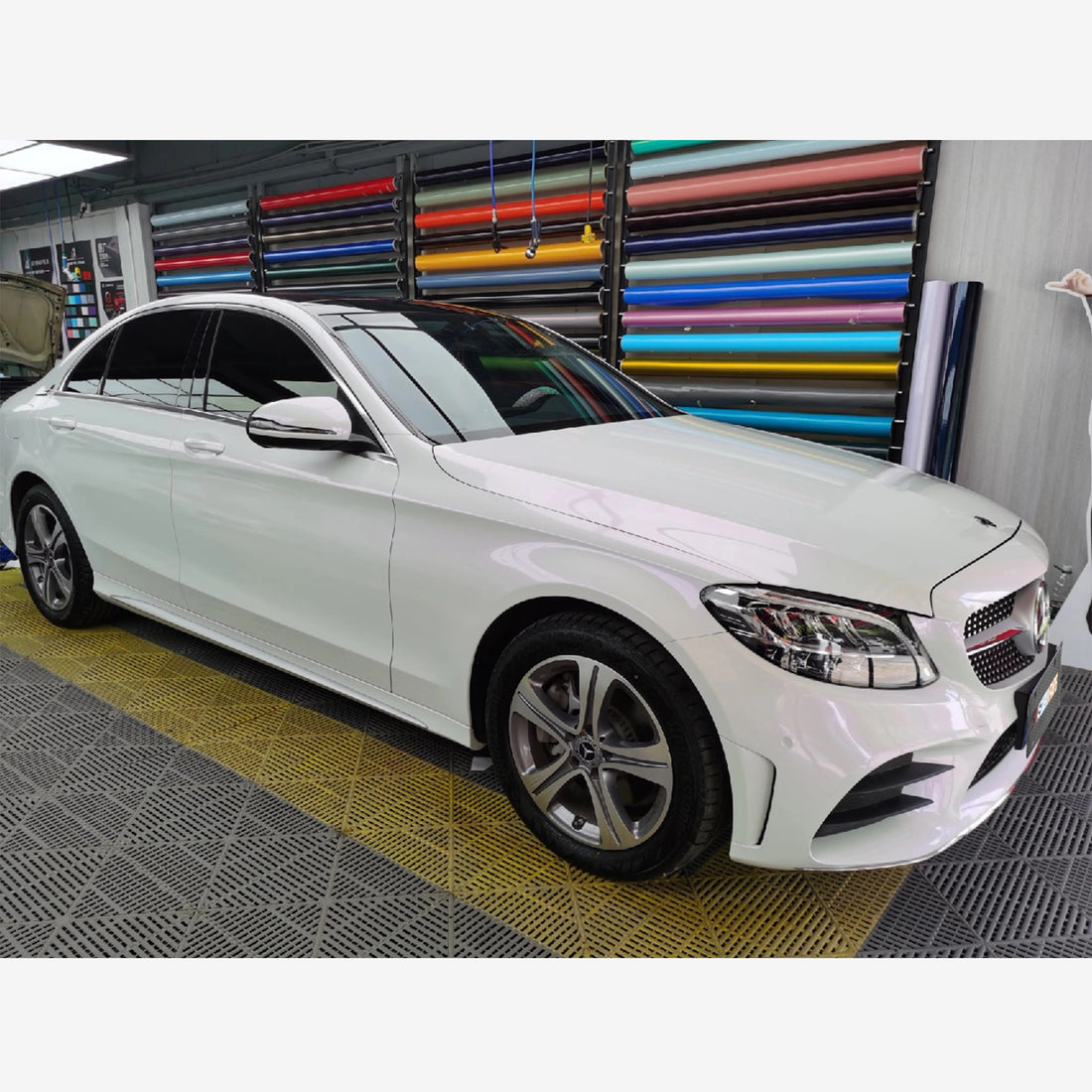 Buy Best Matte Pearl White To Purple Vinyl Wrap On Nascarwraps Car Wrap ...